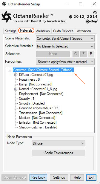 Diffuse Material – OTOY, Inc. SANDBOX