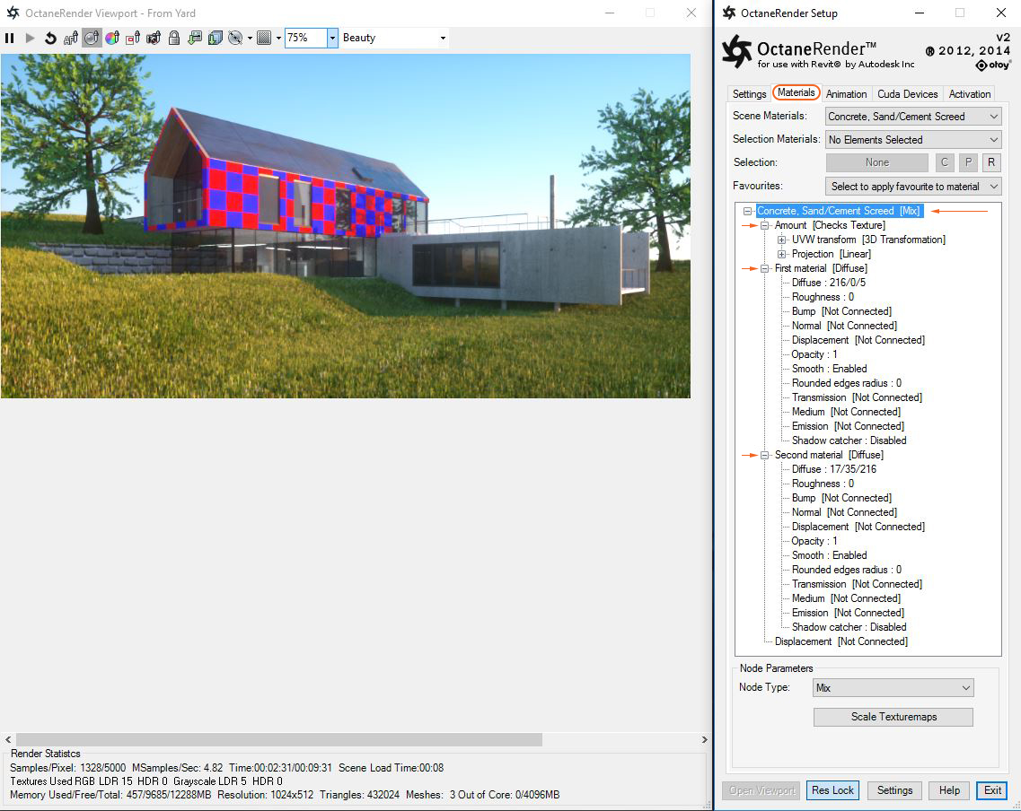 Mix Material – OTOY, Inc. SANDBOX