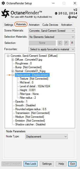 Displacement – OTOY, Inc. SANDBOX