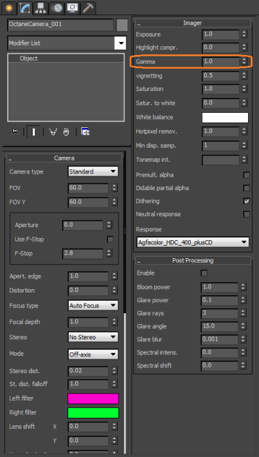 Gamma Settings – OTOY, Inc. SANDBOX
