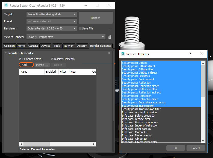 Render Passes – OTOY, Inc. SANDBOX
