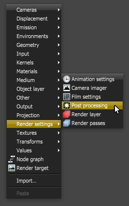 Post-Processing Node – OTOY, Inc. SANDBOX