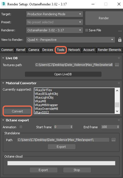 Material Converter – OTOY, Inc. SANDBOX