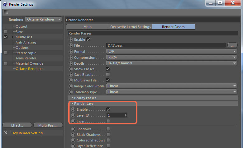 Render Layer Pass Otoy Inc Sandbox 