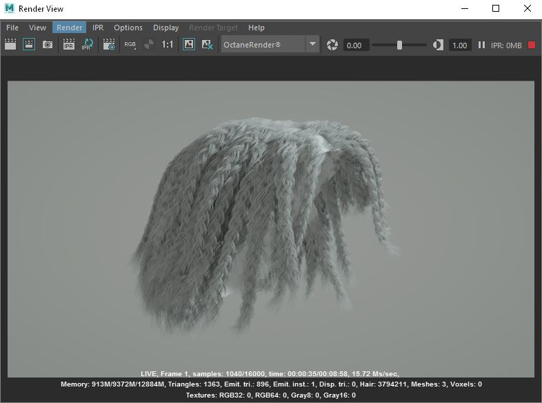 Hair Rendering – OTOY, Inc. SANDBOX