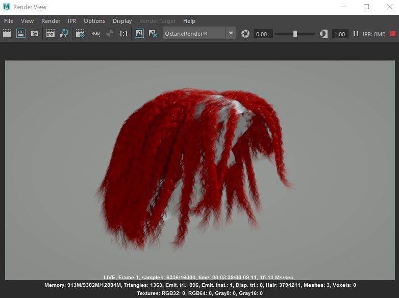 Hair Rendering – OTOY, Inc. SANDBOX
