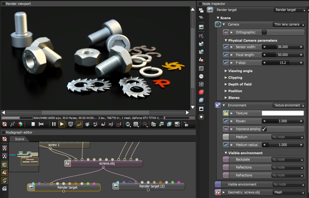 Render Target Node – OTOY, Inc. SANDBOX