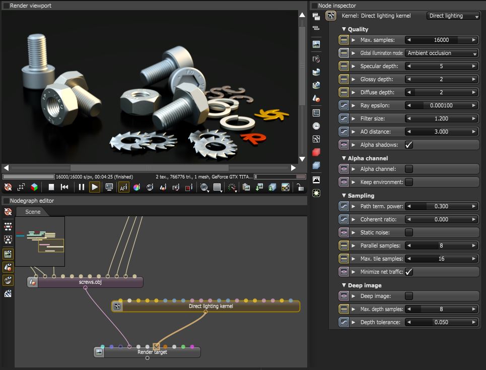 Render Kernel Types – OTOY, Inc. SANDBOX