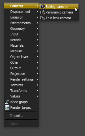 Camera Nodes - Thin Lens, Panoramic, Baking Camera – OTOY, Inc. SANDBOX