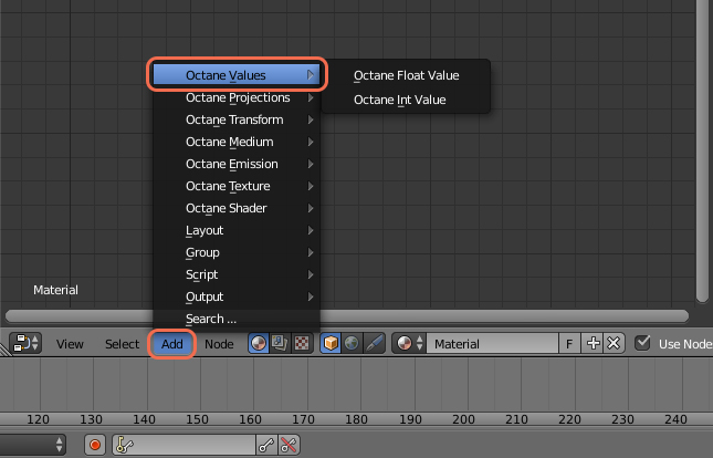 Octane Values – OTOY, Inc. SANDBOX